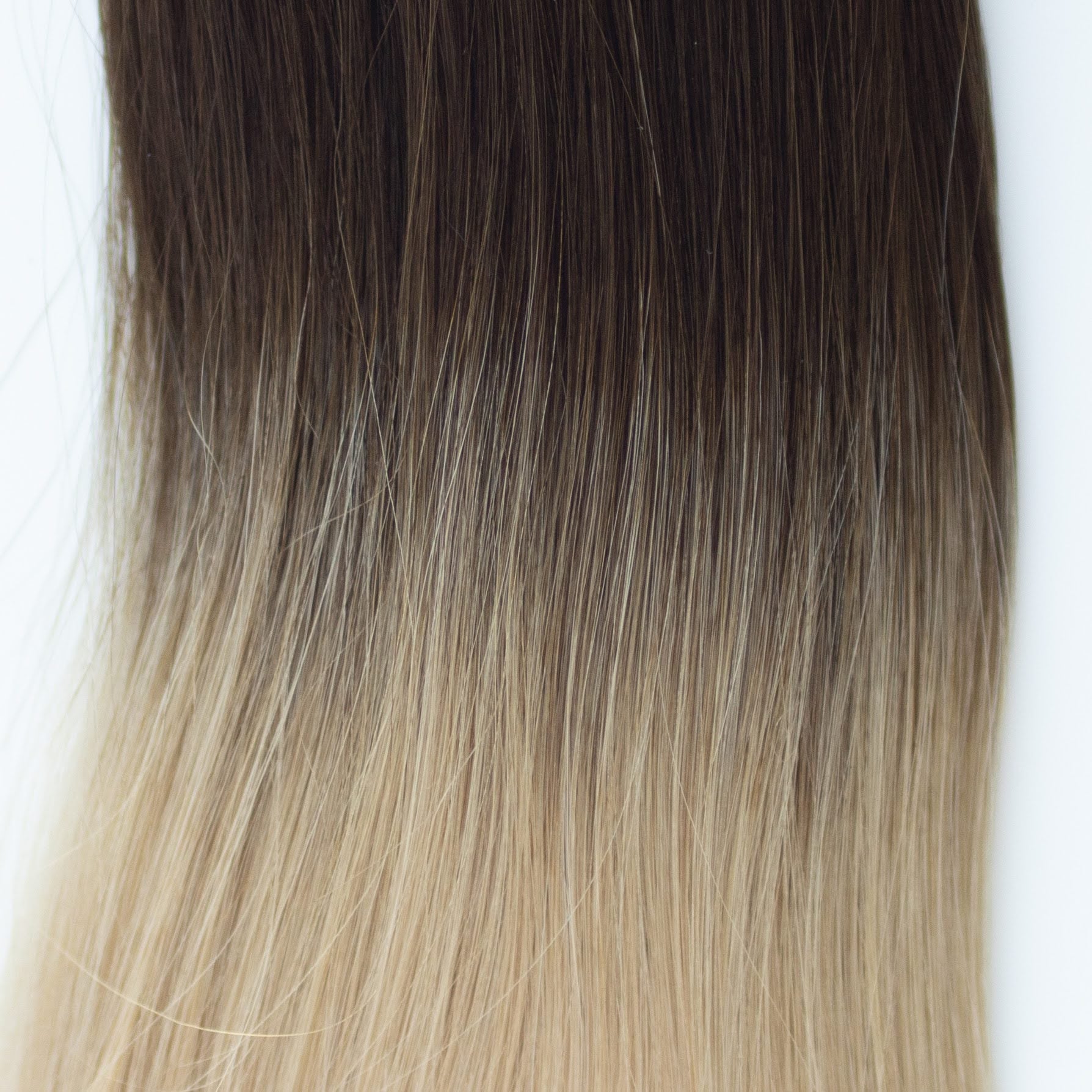 Machine-Tied Weft 16" 120g Pro Blend Hair Extensions - #2/18 Café Noir ...